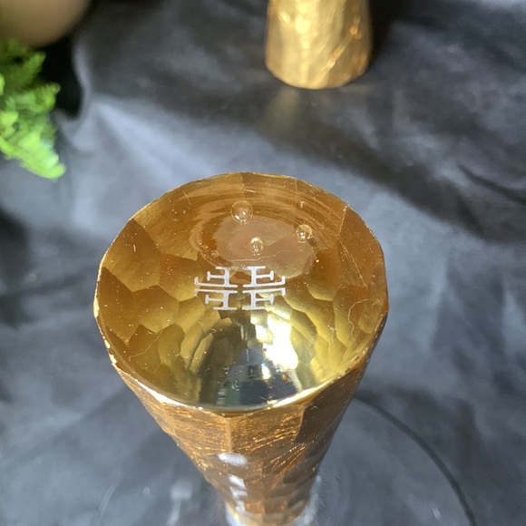 Fitz and Floyd | Dining | Set Of 2 Fitz Floyd Daphne Hammered Gold ...